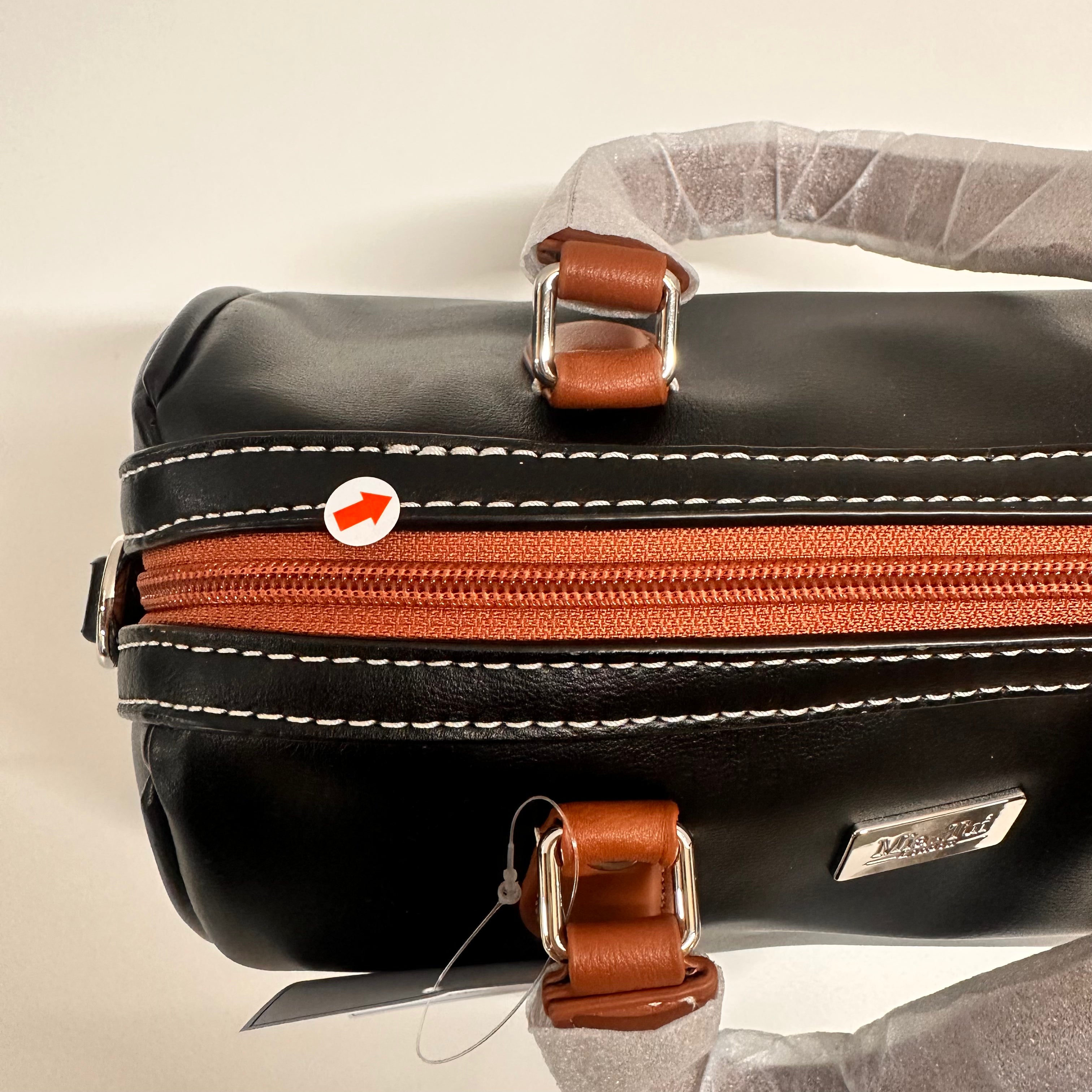 Ellen with Matching Coin Purse Black/Tan - Factory Seconds – Mia Tui